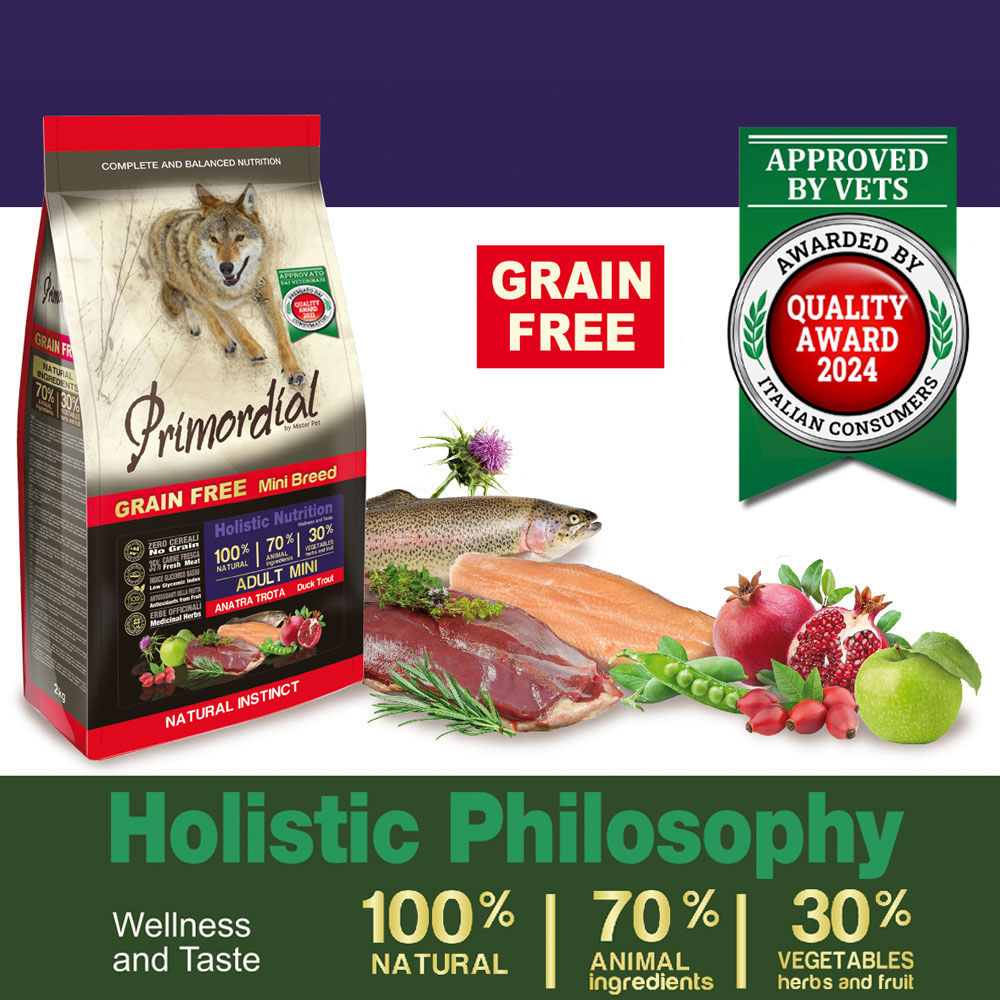 Primordial Dog Mini Adult Trout & Duck - PRIMORDIAL - Pet4u